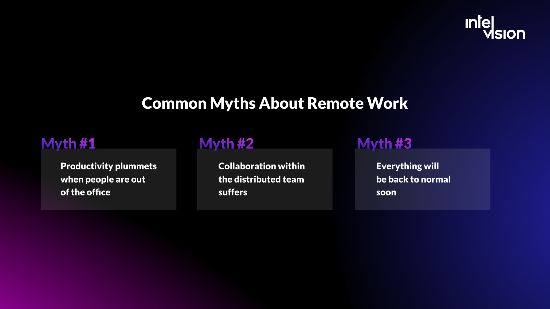 How to build a remote team | Intelvision